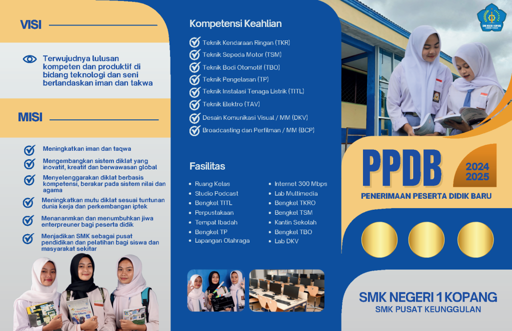 PPDB SMKN 1 KOPANG – Pendaftaran Siswa Baru 2024